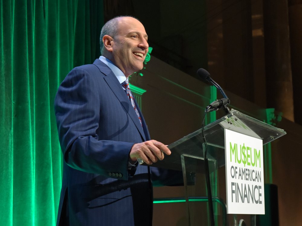 David Cowen speaks at the Museum's 2020 Gala | Museum of American Finance