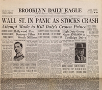 Walking Tour: Panics and Crashes | Museum of American Finance