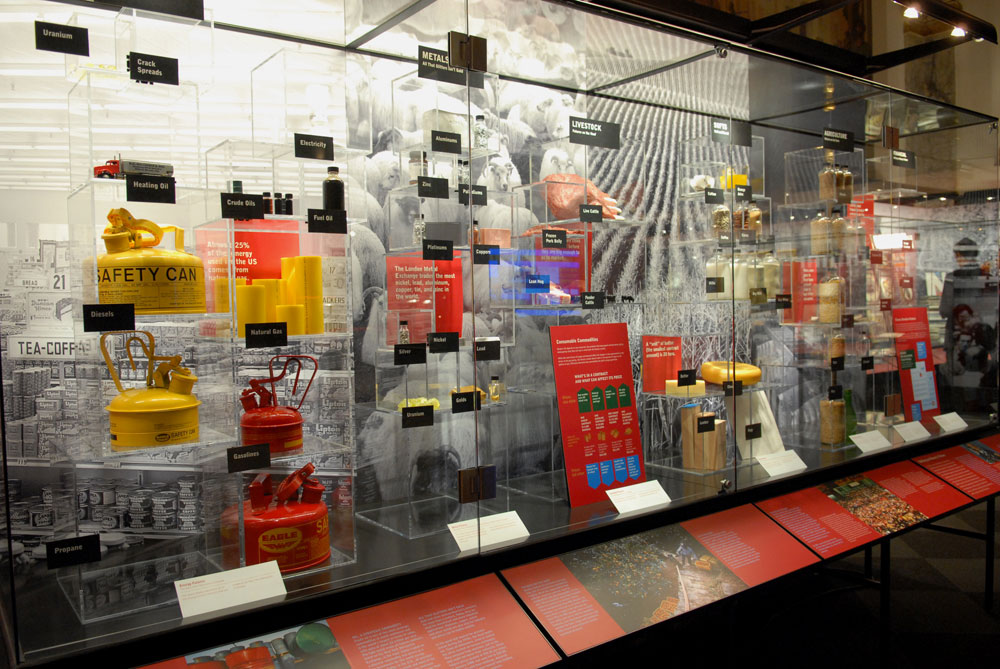 Commodities display | Museum of American Finance
