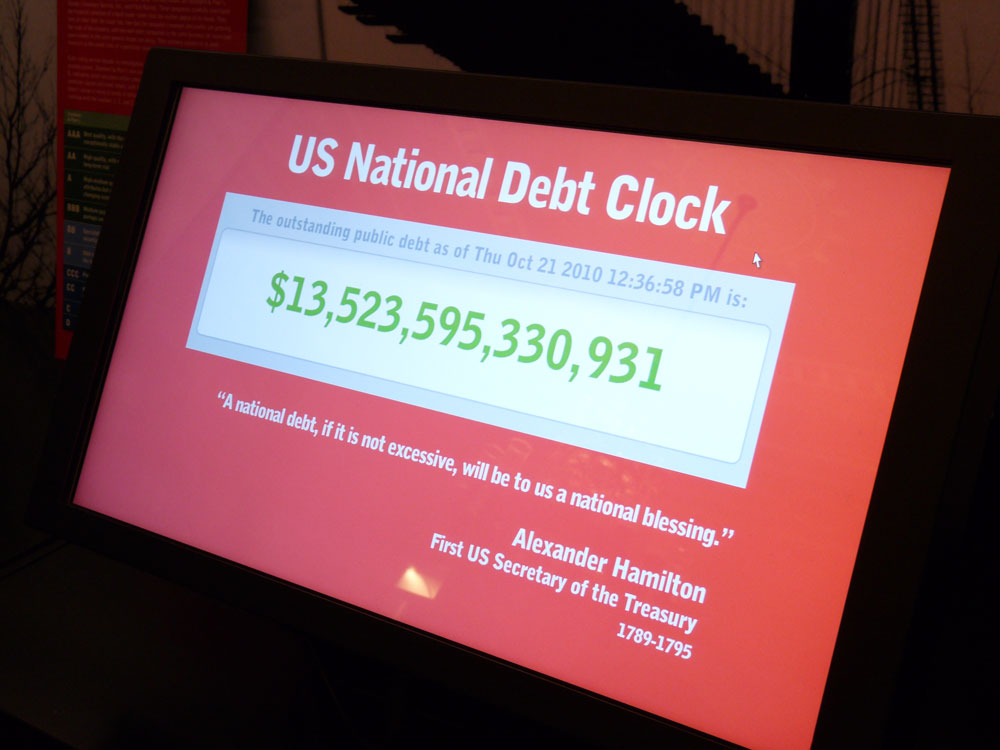US national debt clock | Museum of American Finance
