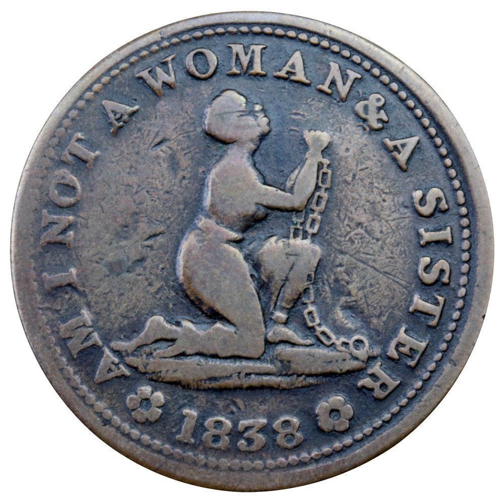 Am I Not a Woman and a Sister Anti-Slavery Token (obverse) | Museum of ...
